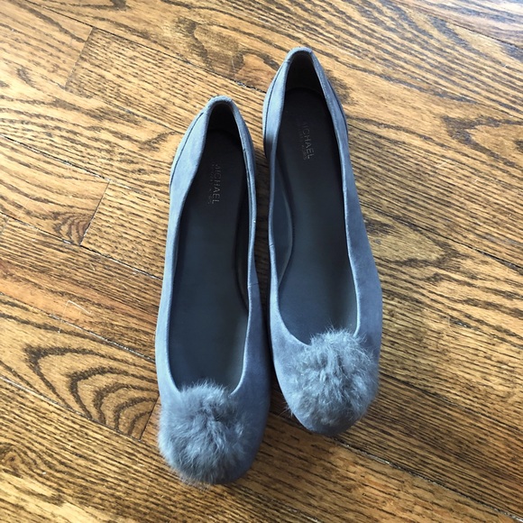 MICHAEL Michael Kors | Shoes | Michael Kors Gray Ballet Flats | Poshmark